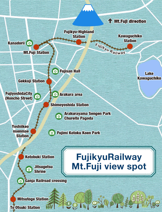 Mount Fuji Map 